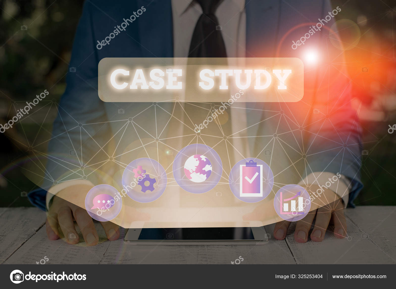 Texto manuscrito Estudio de caso. Concepto que significa metodología de ...