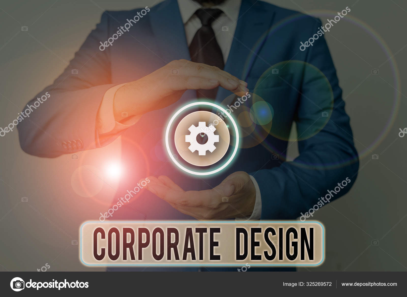 Text sign showing Corporate Design. Conceptual photo official graphical ...