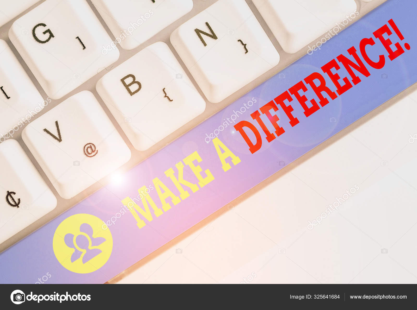 Handwriting text Make A Difference. Concept meaning have significant ...