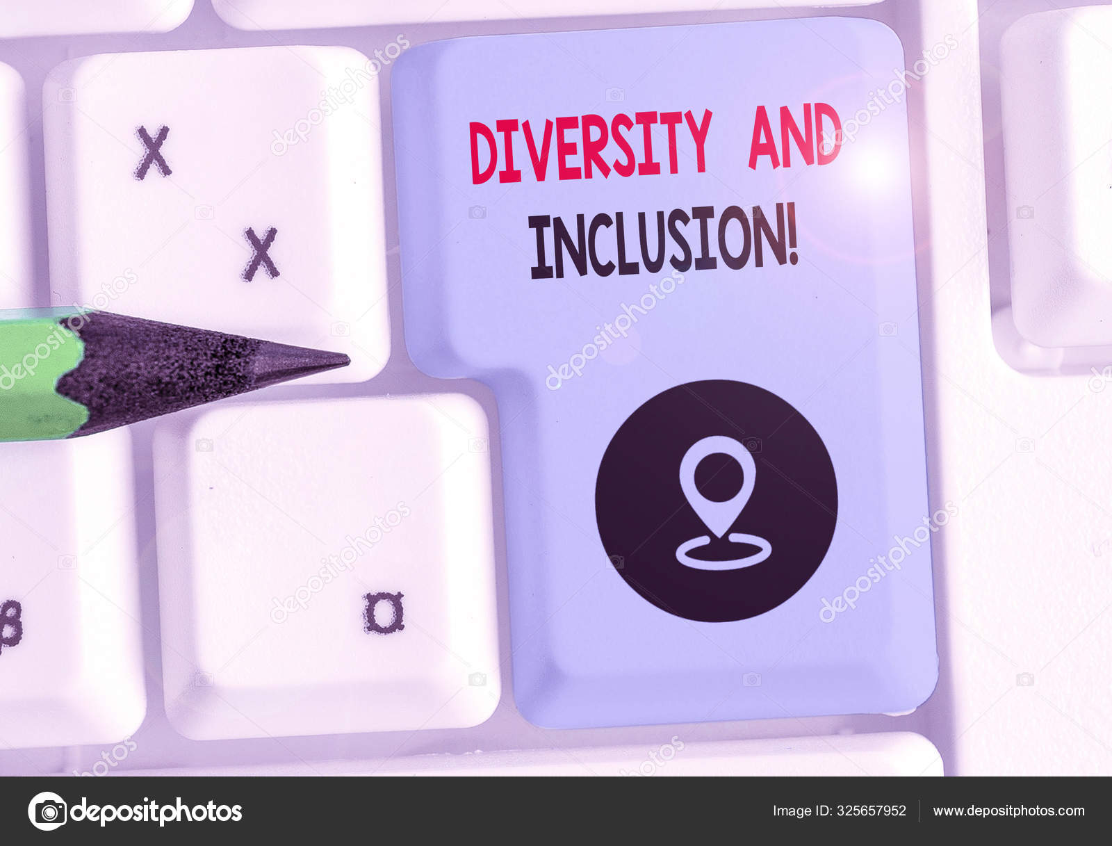 Writing note showing Diversity And Inclusion. Business photo showcasing ...