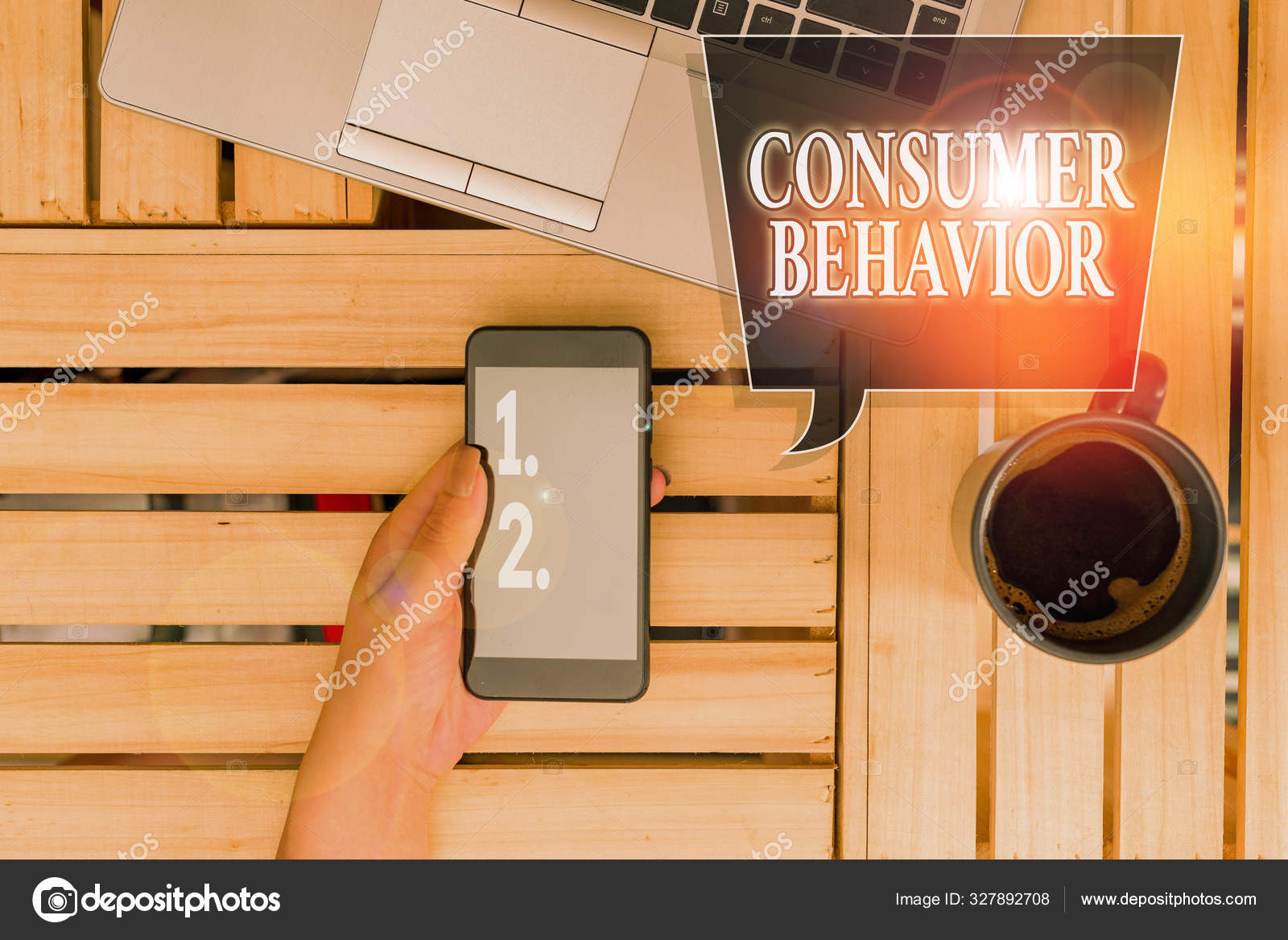 Handwriting text Consumer Behavior. Concept meaning study of how ...