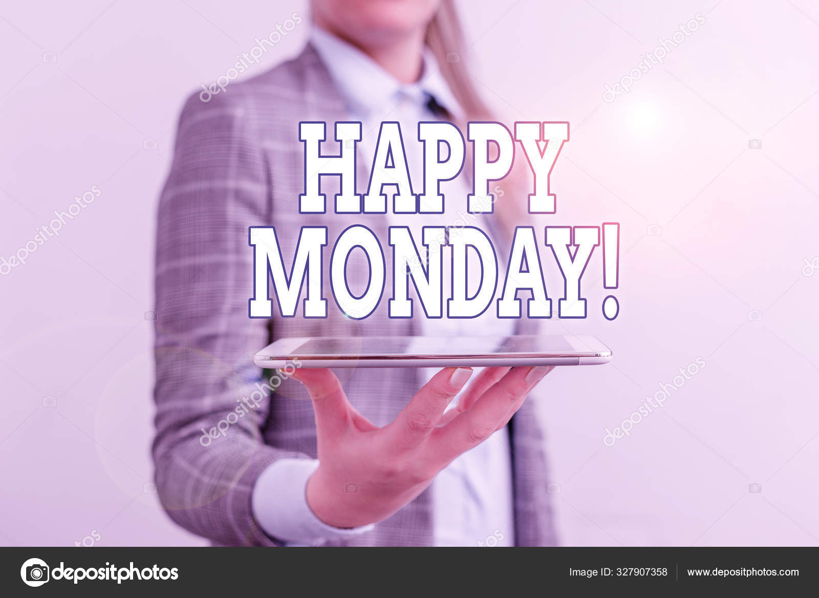 Text sign showing Happy Monday. Conceptual photo telling that ... Text sign showing Happy Monday. Conceptual photo telling that ...