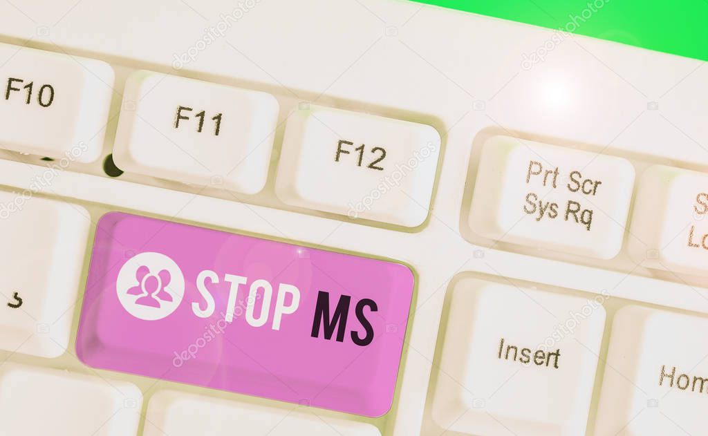 Texto de escritura de palabras Stop Ms. Business photo showcasing ...