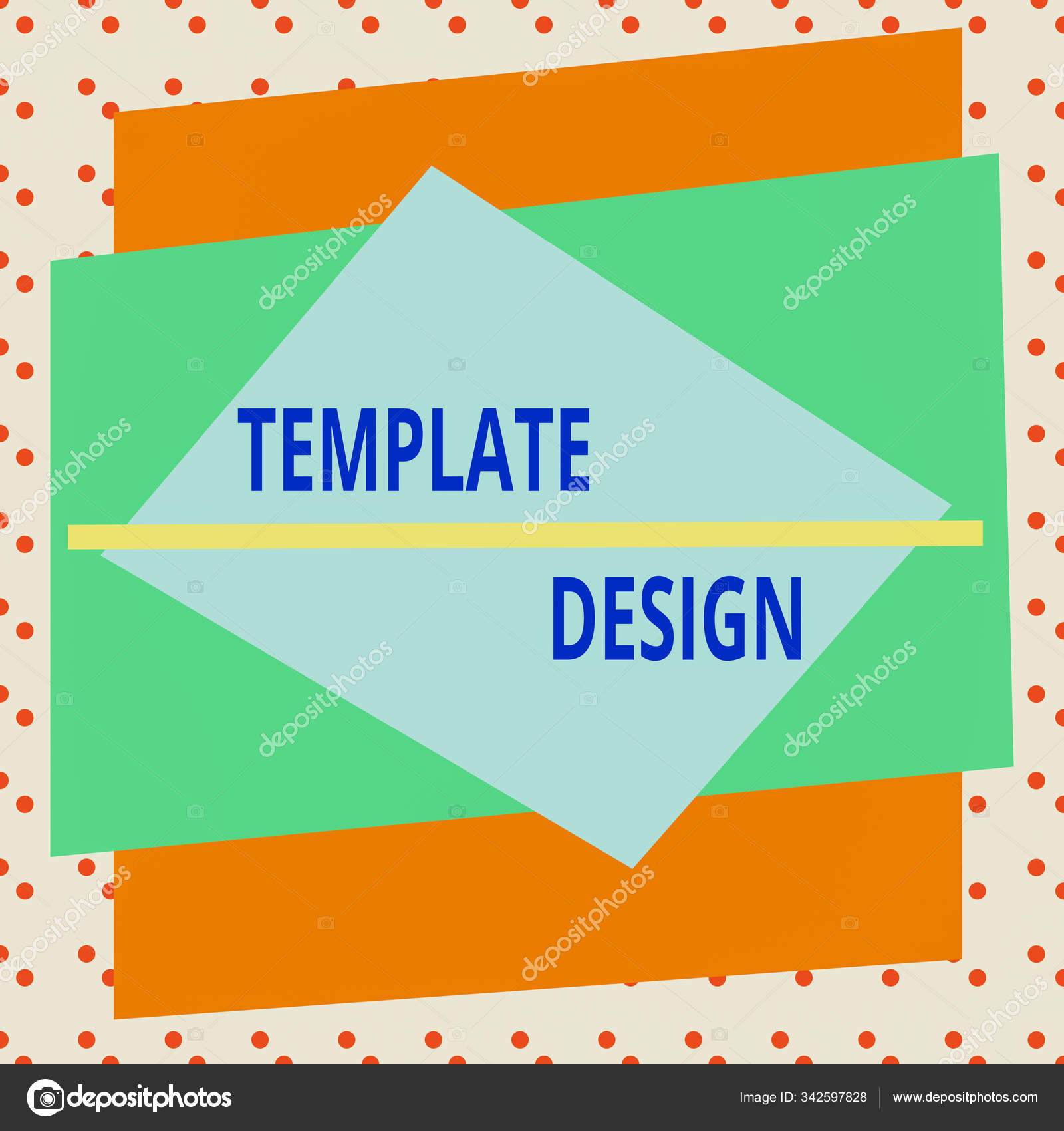 Conceptual Hand Writing Showing Template Design Concept Meaning Overall Layout — Stock Photo ...