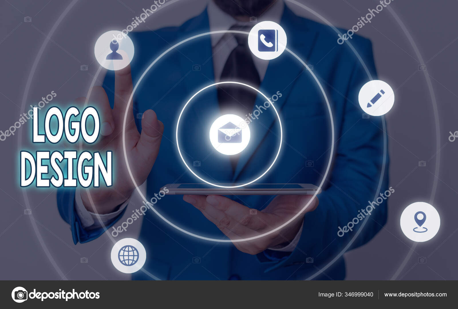 Handwriting text Logo Design. Concept meaning a graphic representation ...