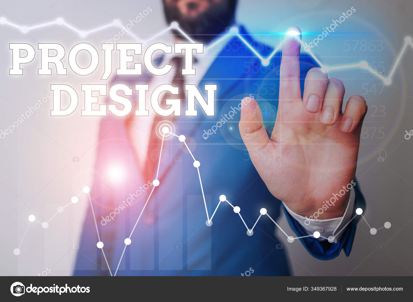 Writing note showing Project Design. Business photo showcasing process of creating or improving ...