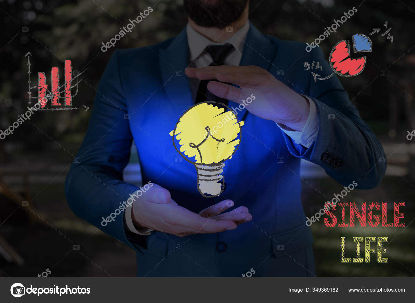 Handwriting text Single Life. Concept meaning not vowed to someone or ...