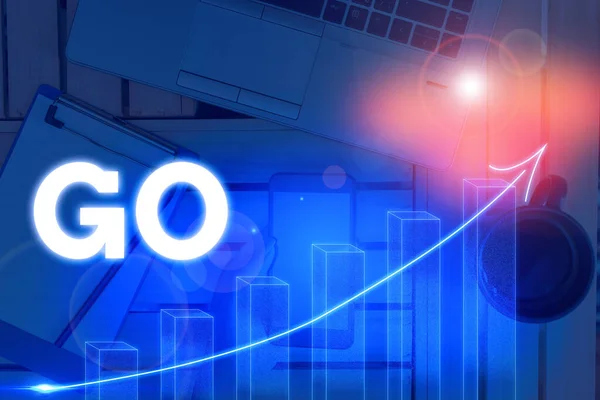 Word writing text Go. Business concept for to move or travel somewhere ...