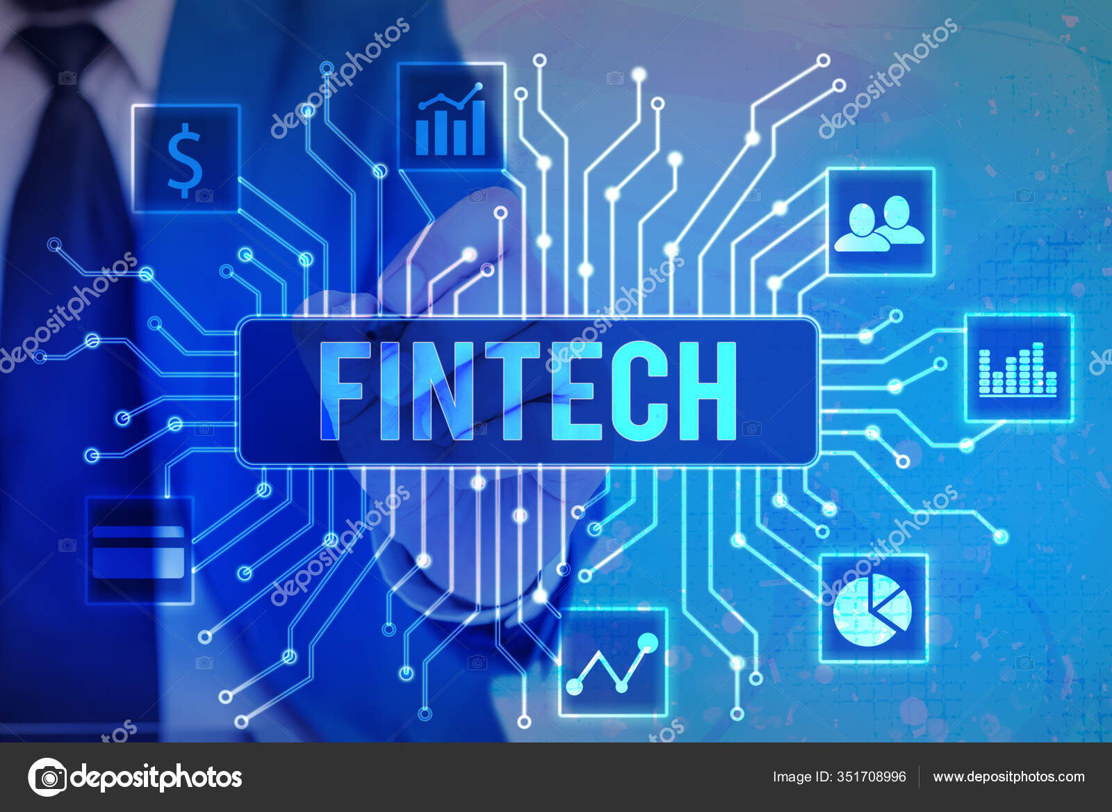 Word writing text Fintech. Business concept for Financial technology ...