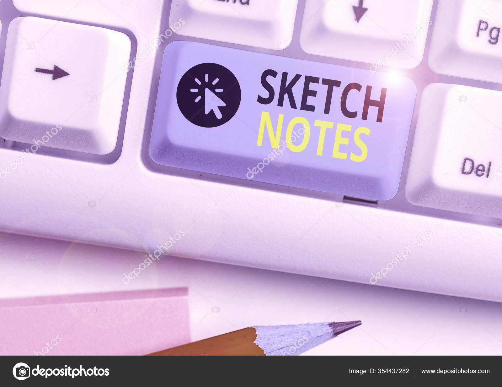 Handwriting text Sketch Notes. Concept meaning visual notetaking ...