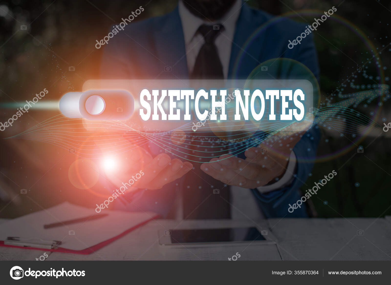 Handwriting text Sketch Notes. Concept meaning visual notetaking ...
