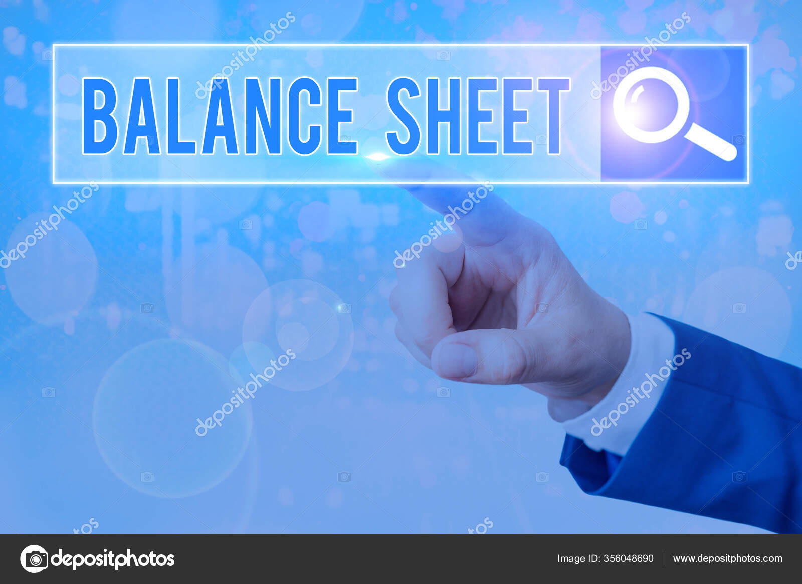 Handwriting text writing Balance Sheet. Concept meaning financial ...