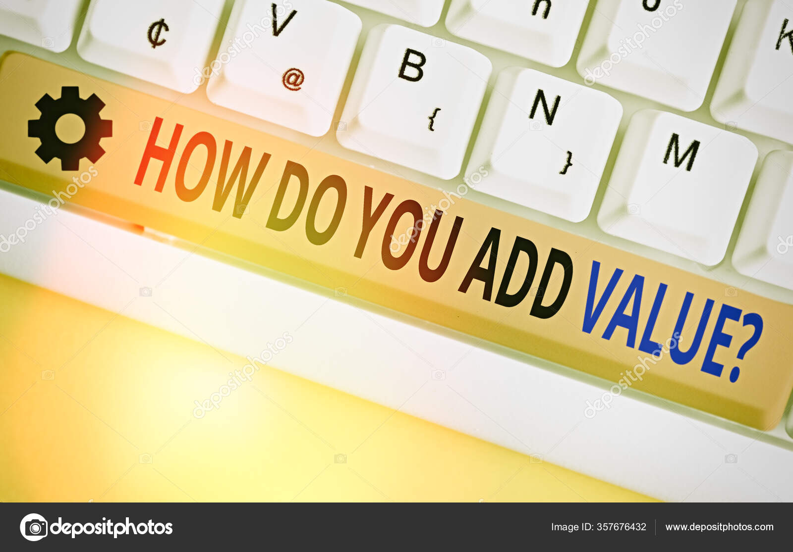 Handwriting text writing How Do You Add Value Question. Concept meaning ...