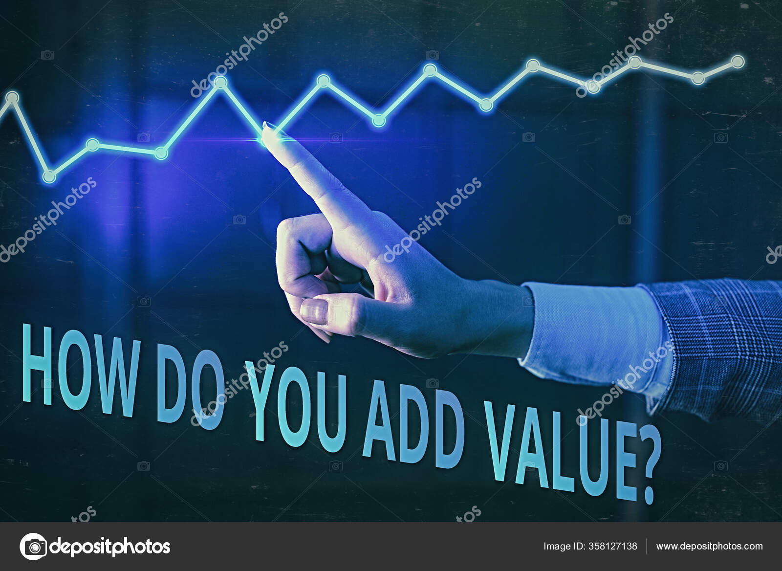 Handwriting text How Do You Add Value Question. Concept meaning improve ...