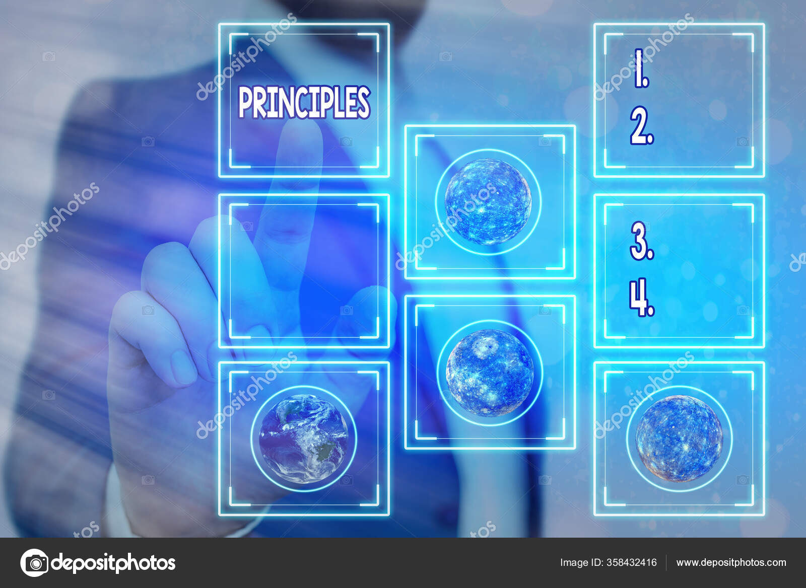 Text sign showing Principles. Conceptual photo fundamental truth that ...