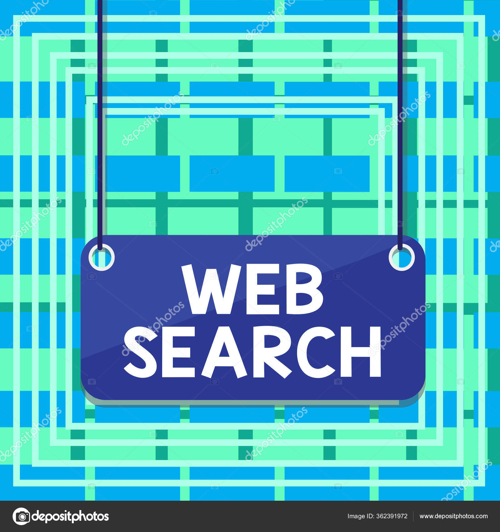 Text sign showing Web Search. Conceptual photo software system designed ...