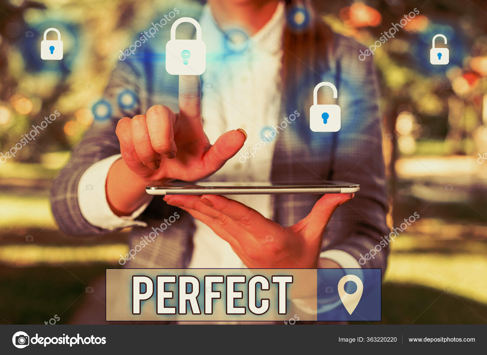 Handwriting text writing Perfect. Concept meaning Having all required ...