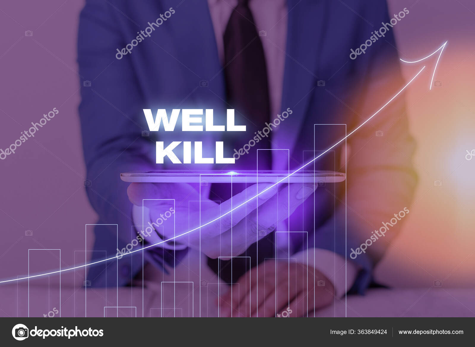 Handwriting text writing Well Kill. Concept meaning operation of ...