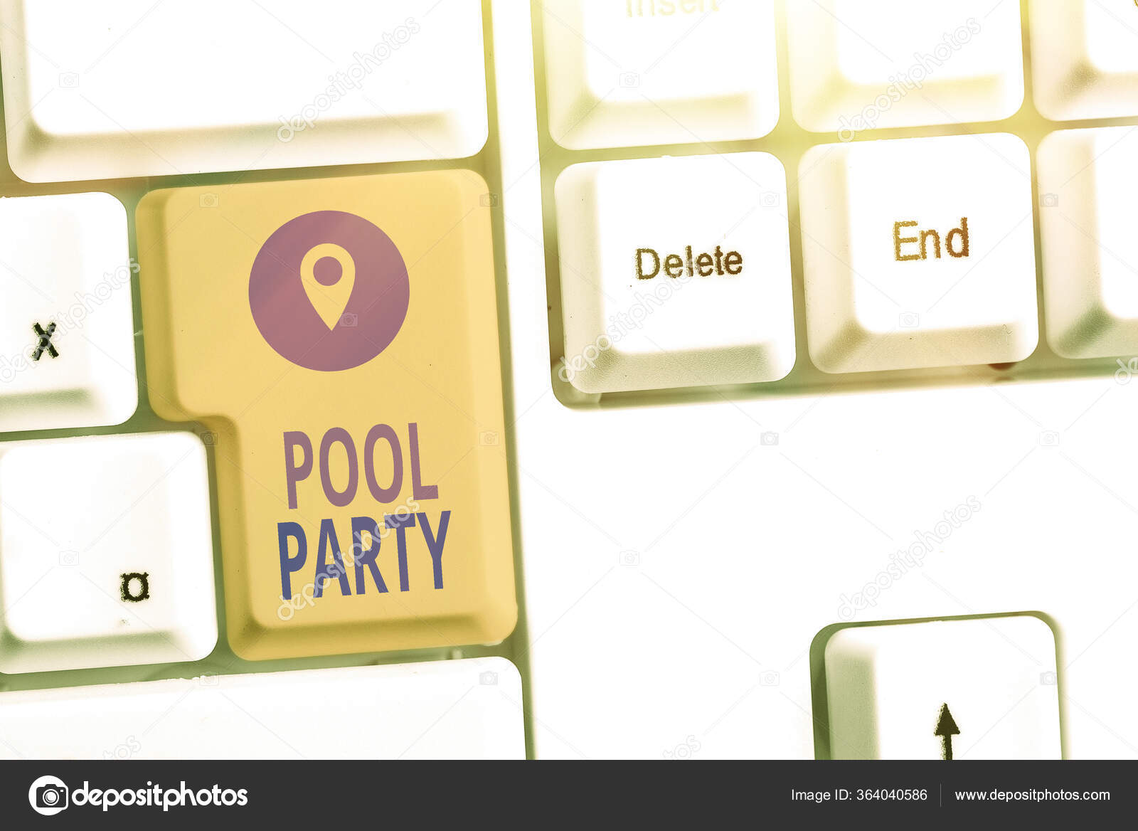 Conceptual hand writing showing Pool Party. Business photo text ...