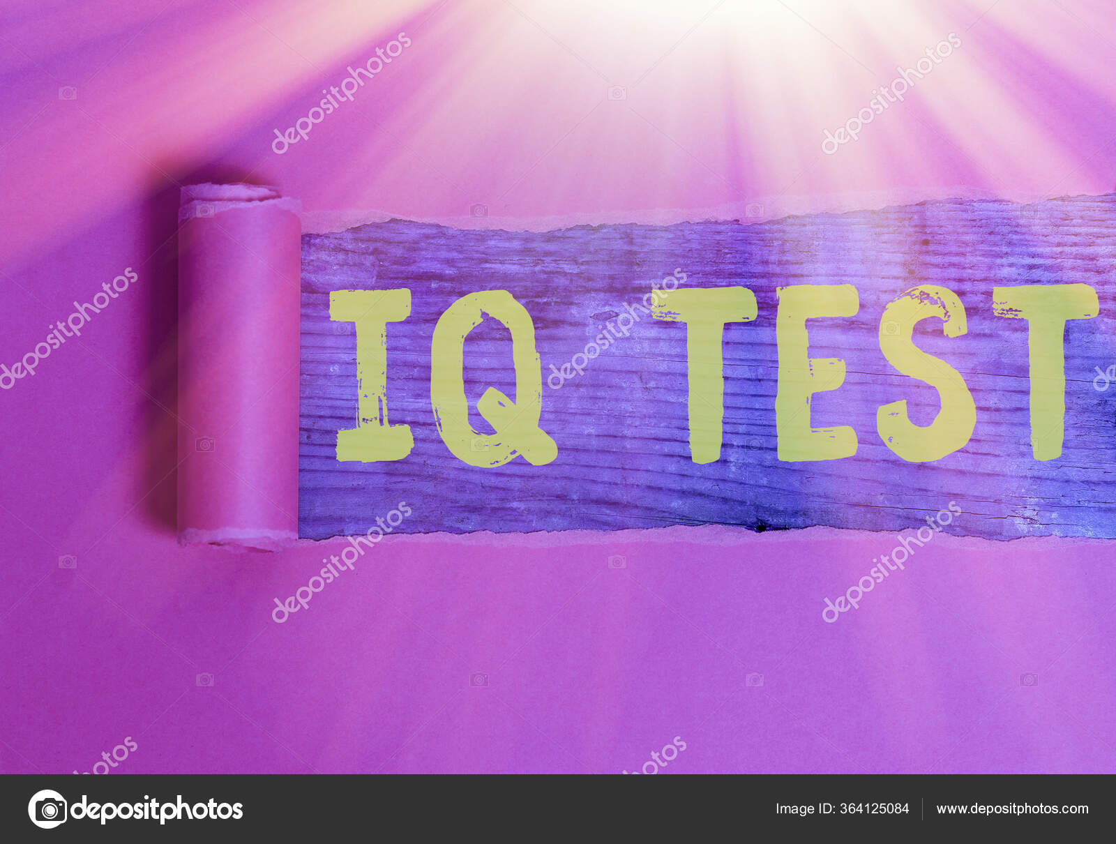 Word writing text Iq Test. Business concept for attempt to measure your ...