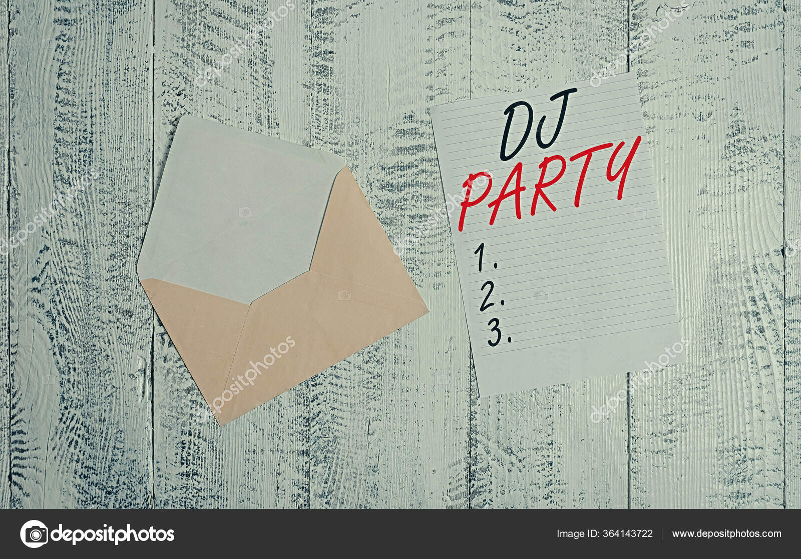 Handwriting text Dj Party. Concept meaning demonstrating who introduces ...
