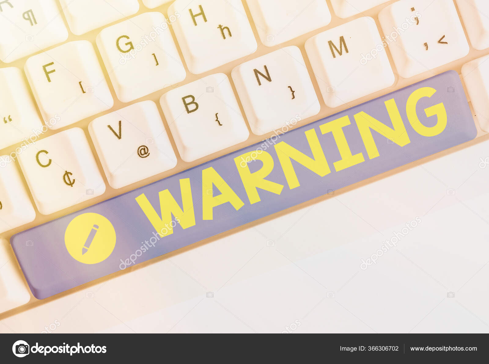 Word writing text Warning. Business concept for Advice Sign for ...