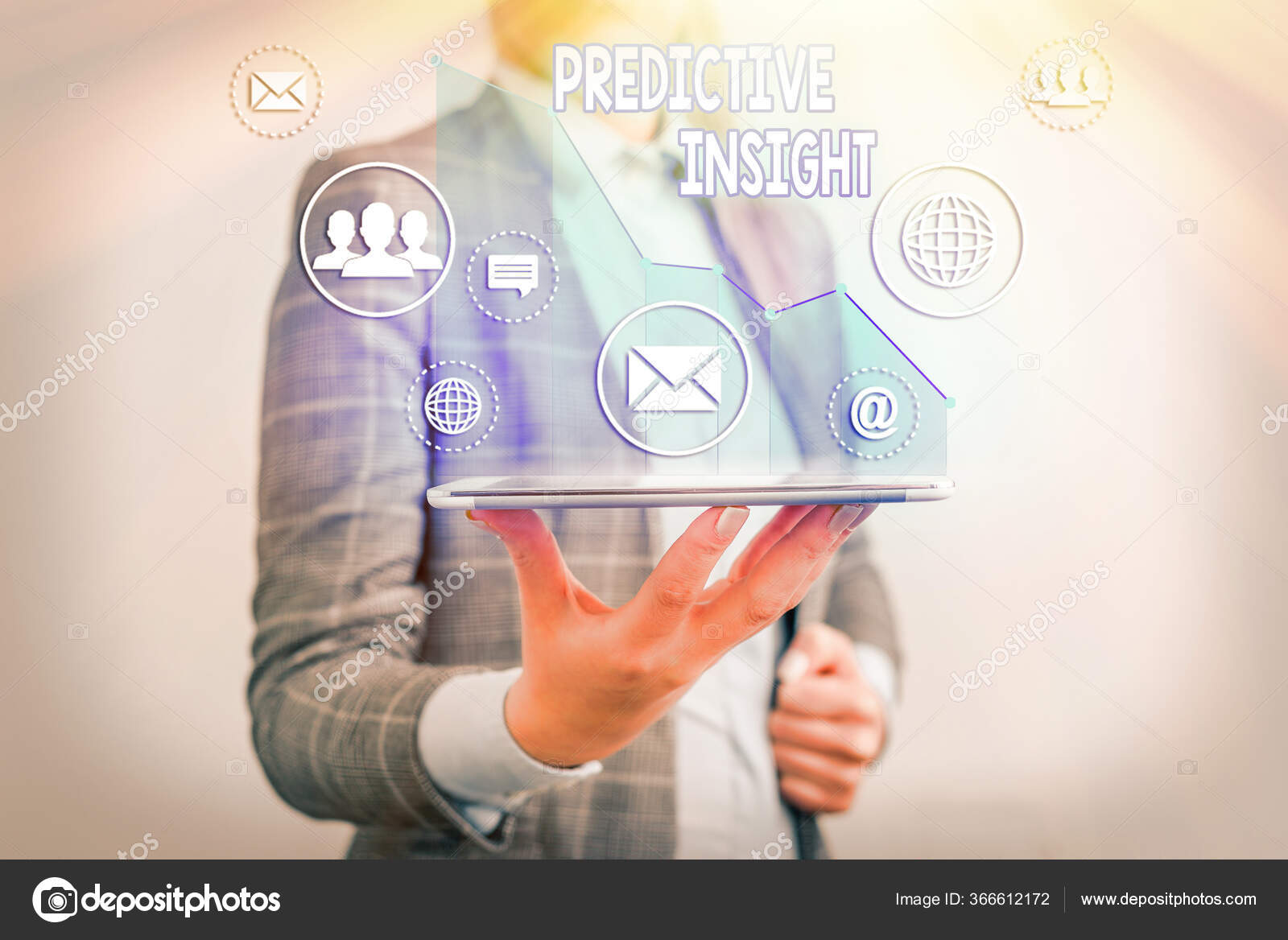 Writing note showing Predictive Insight. Business photo showcasing ...