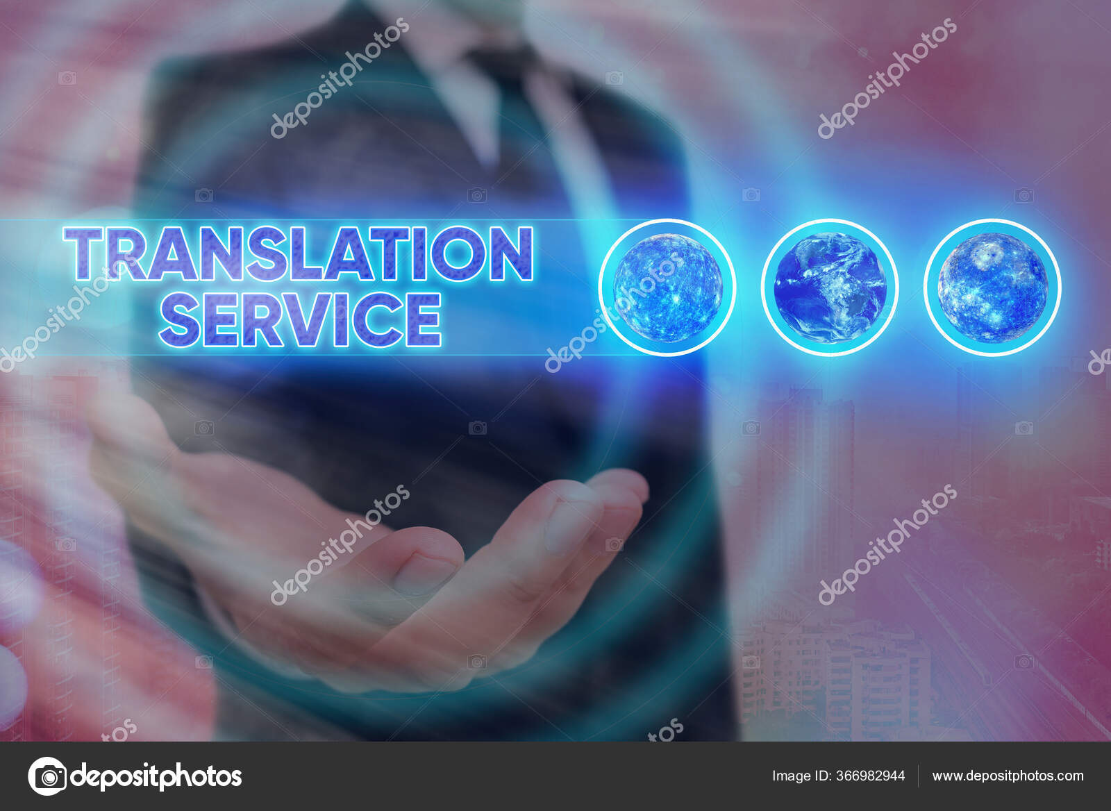 Word writing text Translation Service. Business concept for the ...