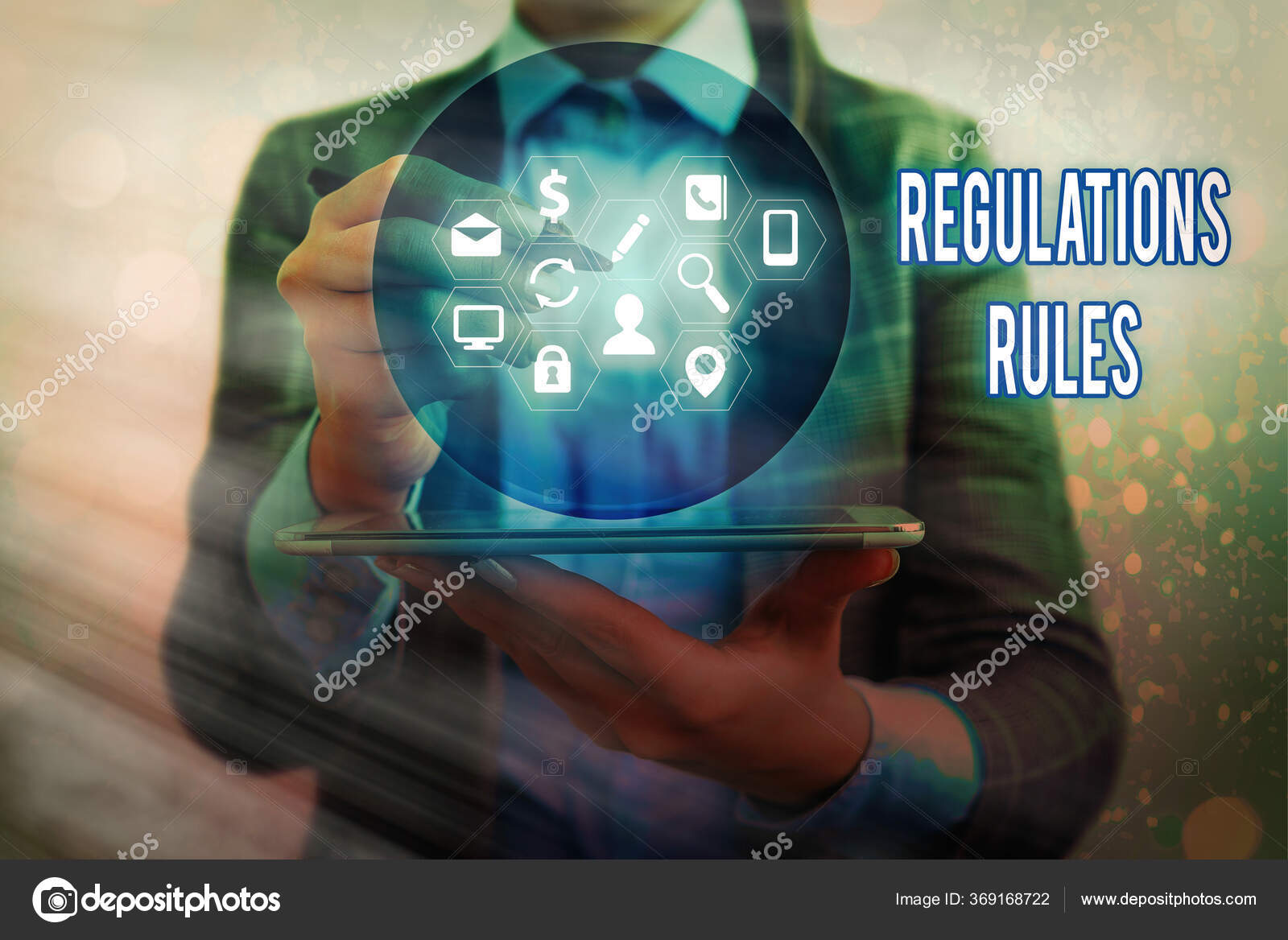 Handwriting text writing Regulations Rules. Concept meaning Standard ...