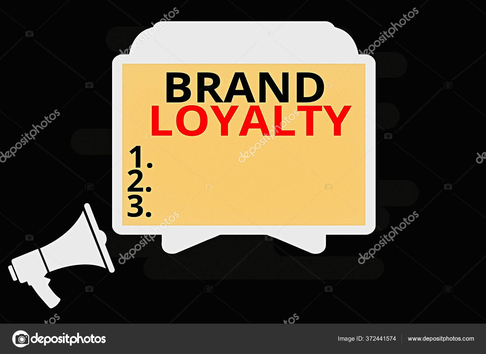 Handwriting text Brand Loyalty. Concept meaning Repeat Purchase ...