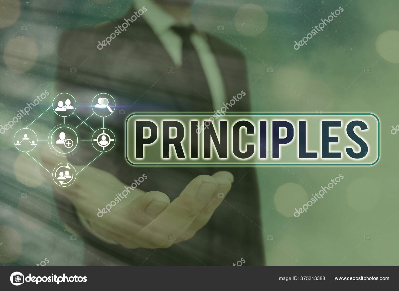 Text sign showing Principles. Conceptual photo fundamental truth that ...