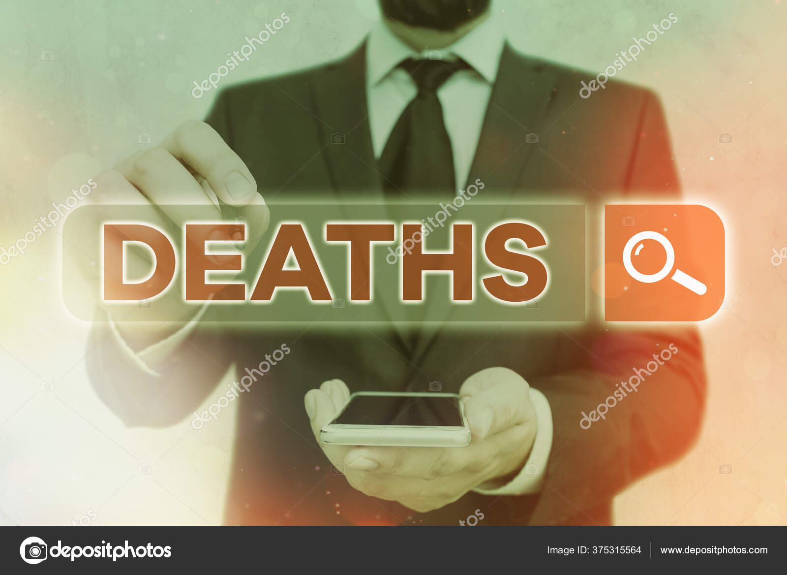 Handwriting text Deaths. Concept meaning permanent cessation of all ...