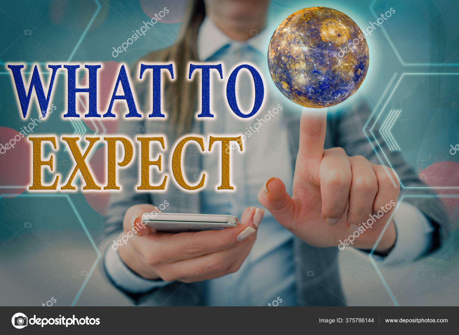 Handwriting text What To Expect. Concept meaning asking about regard ...