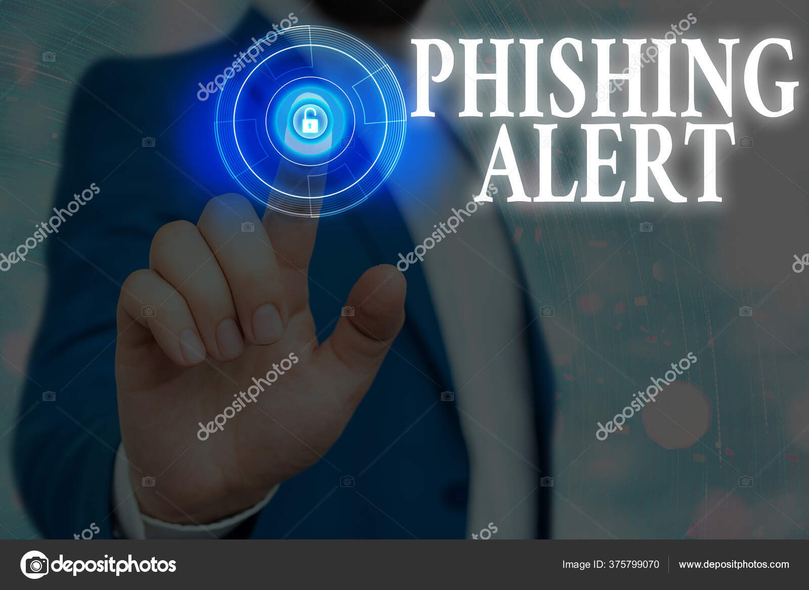 Text sign showing Phishing Alert. Conceptual photo aware to fraudulent ...