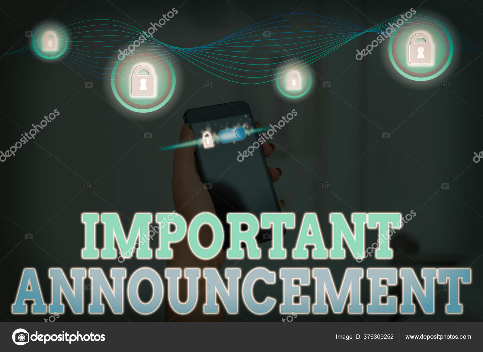 Word writing text Important Announcement. Business concept for spoken ...
