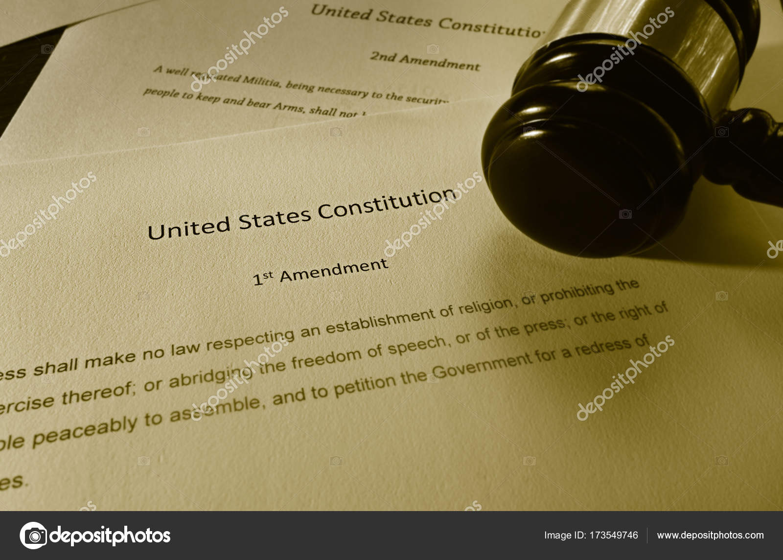 First Amendment text — Stock Photo © zimmytws #173549746