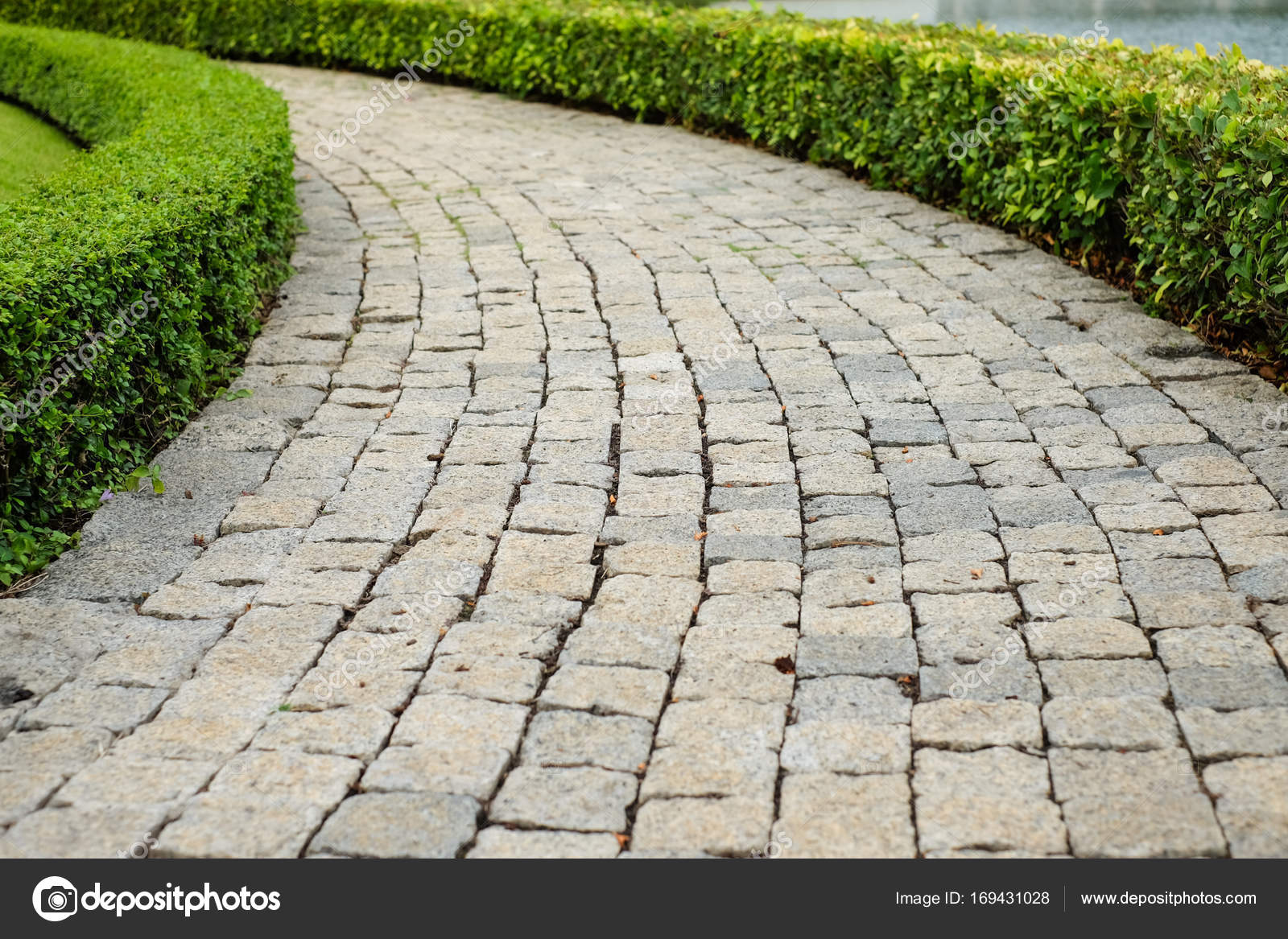 Uneven Brick Pathway