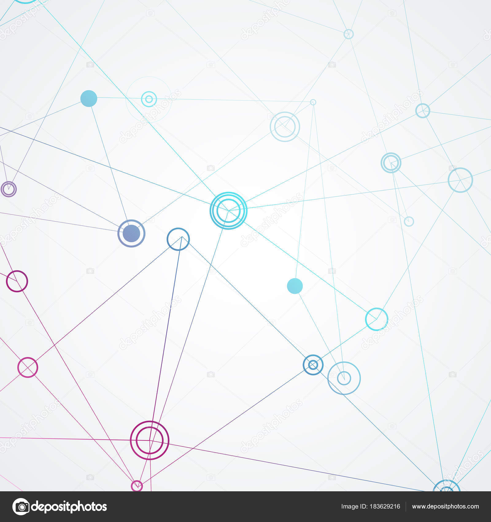 Connection polygonal with connecting dots and lines Stock Vector Image ...