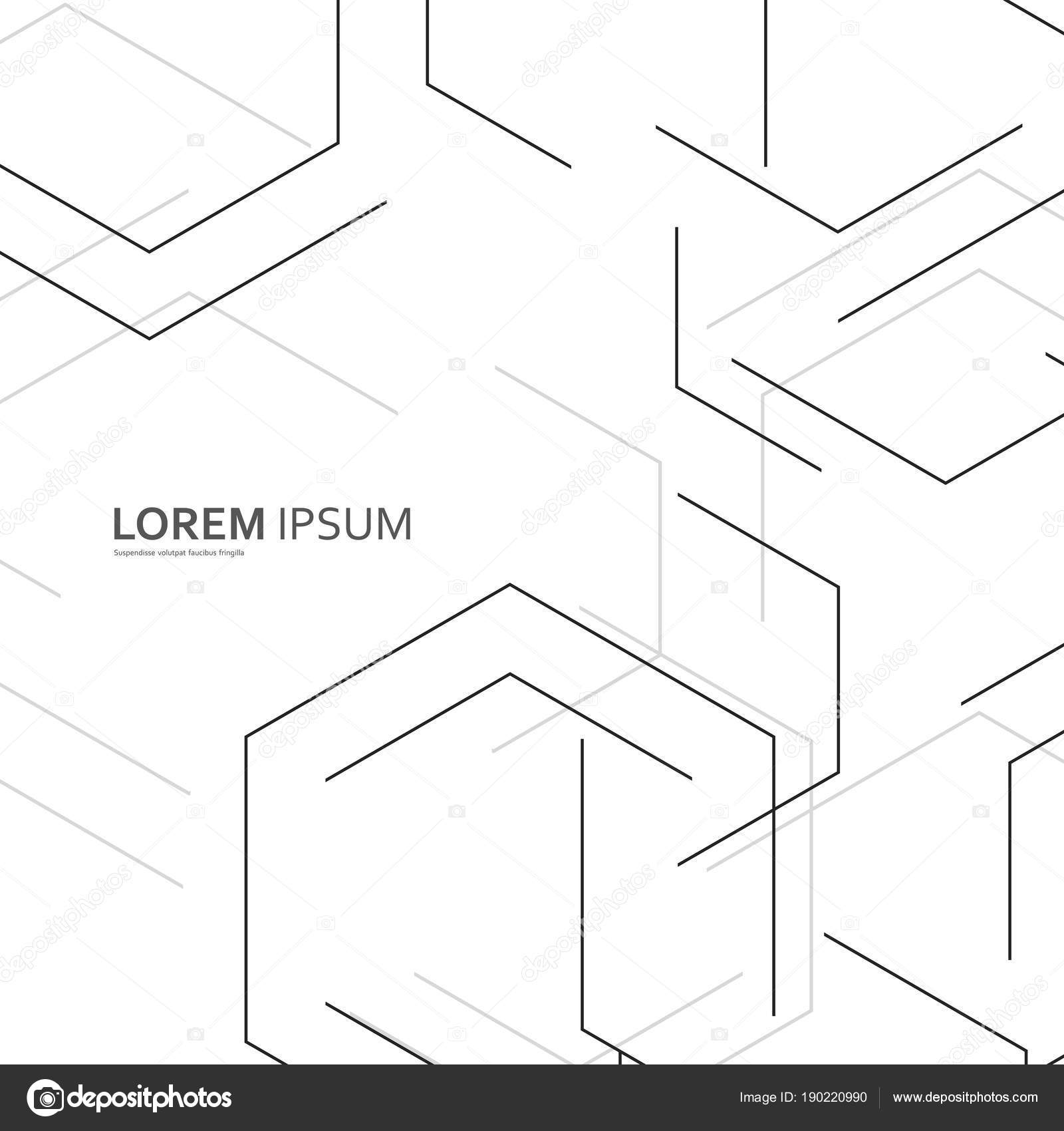 Abstract design for registration scientific works chemistry, biology ...