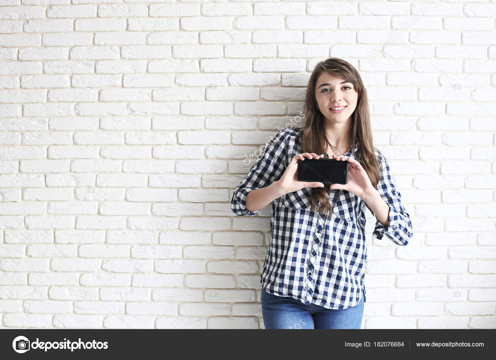 Happy Millennial Girl Having Fun Indoors Portrait Of Young Beautiful