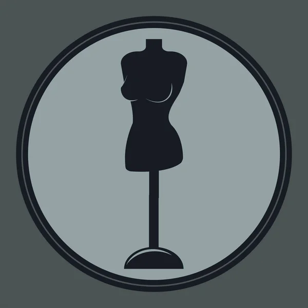 Black Mannequin icon Stock Vector Image by ©slasny1988 #72959847