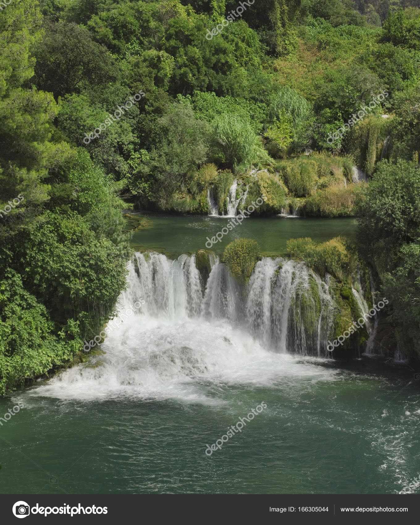 Krka Waterfall Croatia — Stock Photo © Suljo #166305044