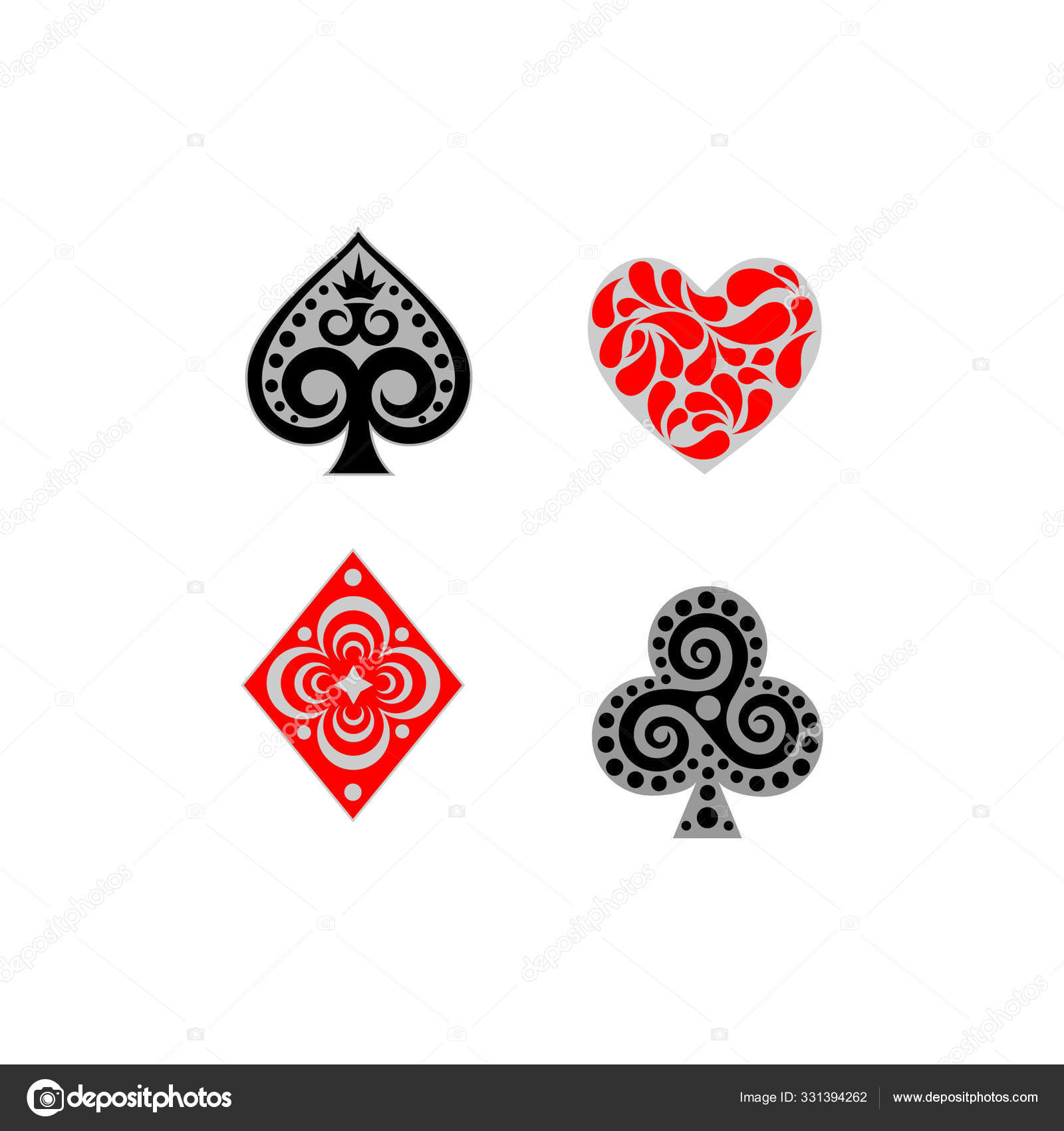 Playing Card Heart Clipart Imagesplaying Card Symbols Svg