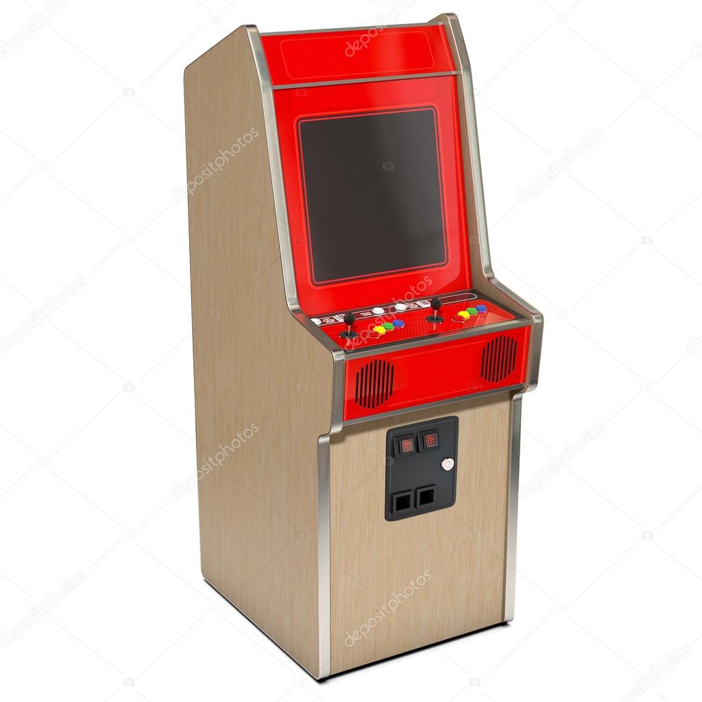 Vintage Arcade MAchine Stock Illustration by ©albund #126507162