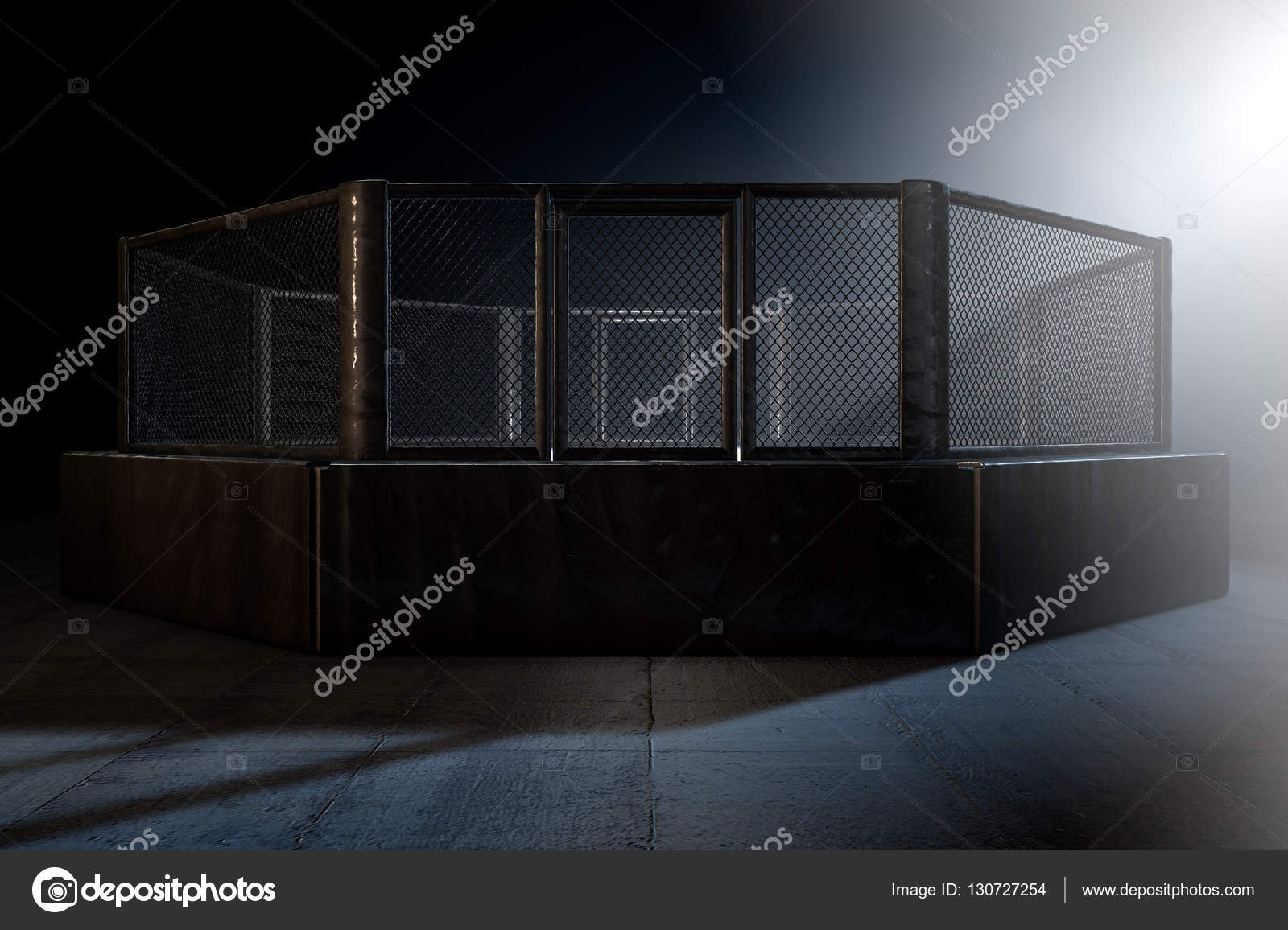 MMA Cage Night Stock Photo by ©albund 130727254