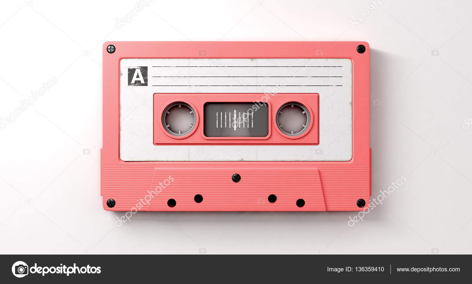 Pink Cassette Mix Tape Stock Photo by ©albund 136359410