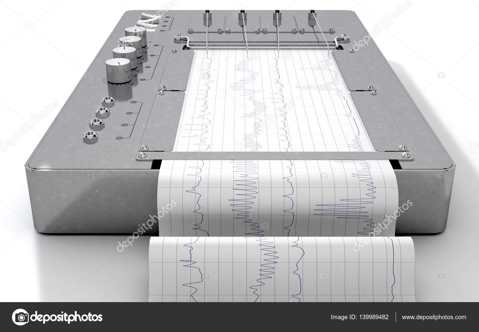 Polygraph Lie Detector Machine — Stock Photo © albund #139989482