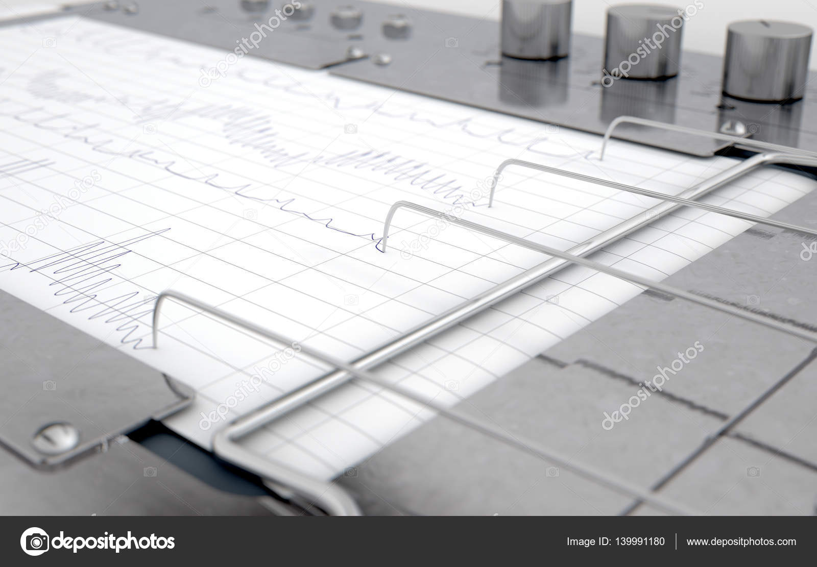 Polygraph Lie Detector Machine — Stock Photo © albund #139991180
