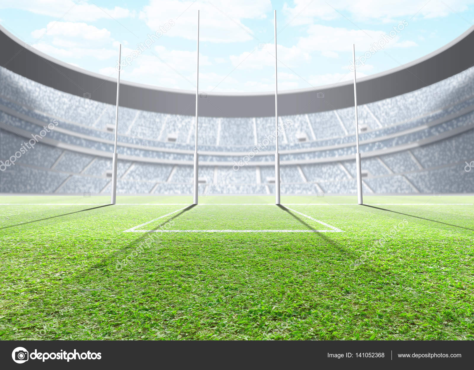 Floodlit Stadium Day Stock Photo by ©albund 141052368