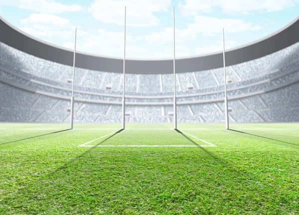 Football goal posts Stock Photos, Royalty Free Football goal posts ...